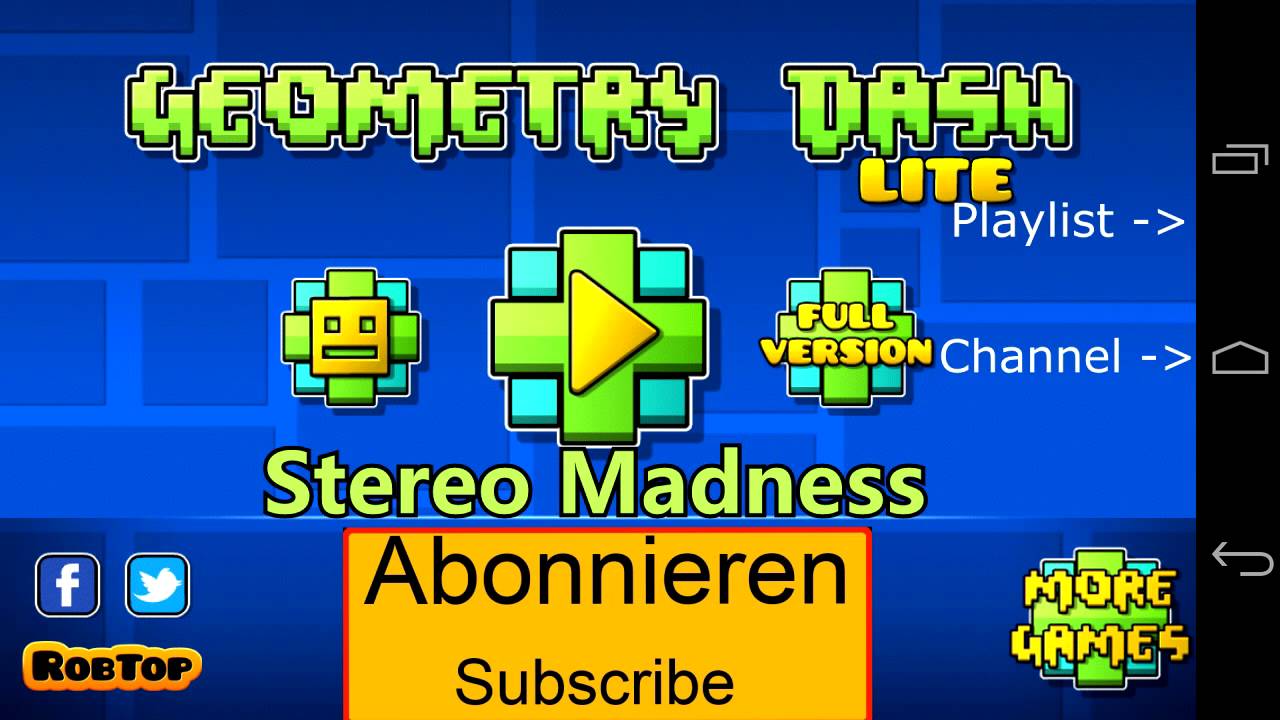 STEREO MADNESS - GEOMETRY DASH Official Soundtrack [HQ] + Download ...