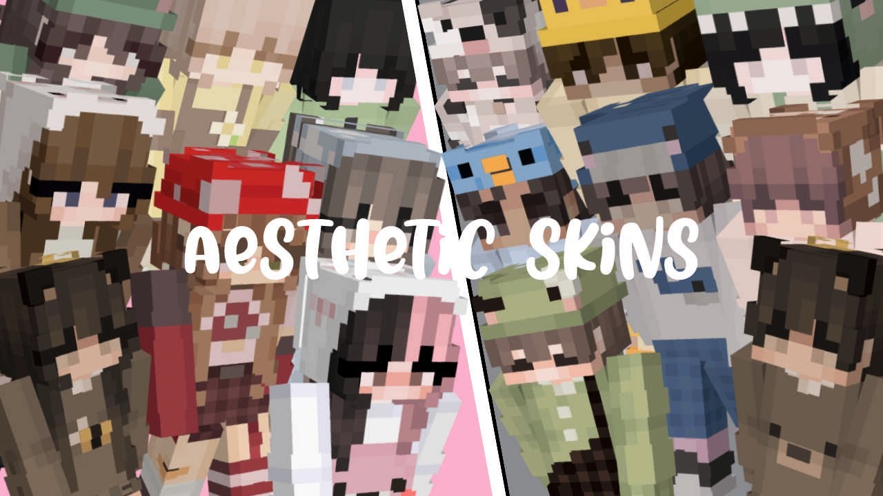 50+ Aesthetic Minecraft Skins with Download Links - YouTube