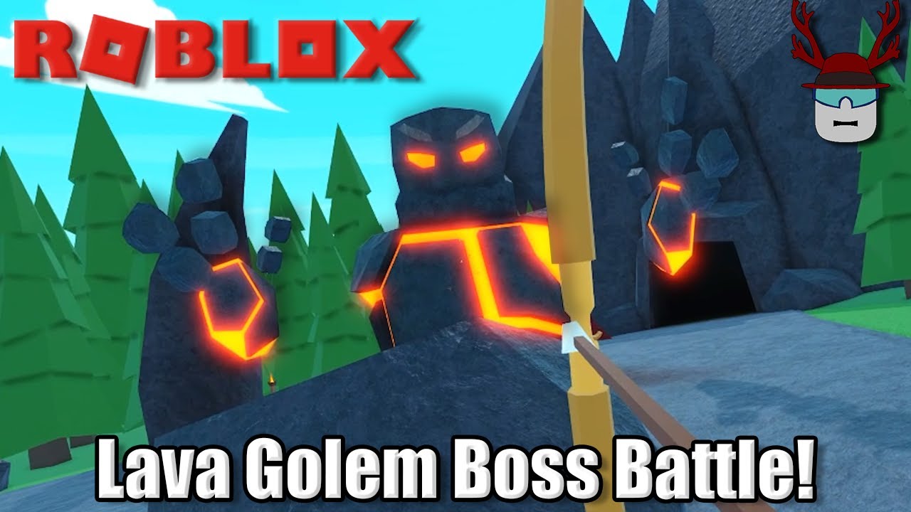 TAKING DOWN A GIANT GOLEM IN VR! | Roblox Clashers VR - YouTube
