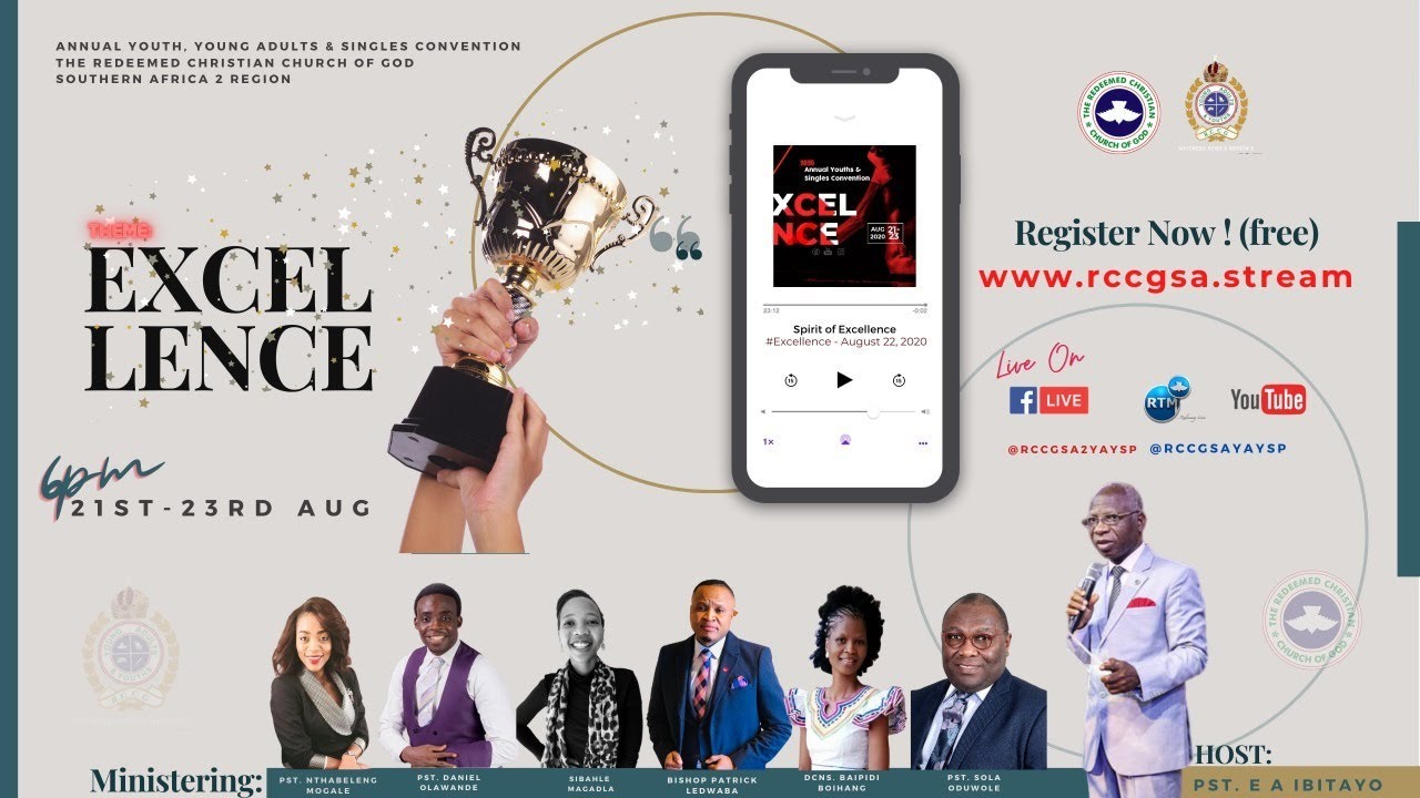 RCCG SA Region 2 Annual Young Adult and Youth Convention Day 2 - YouTube