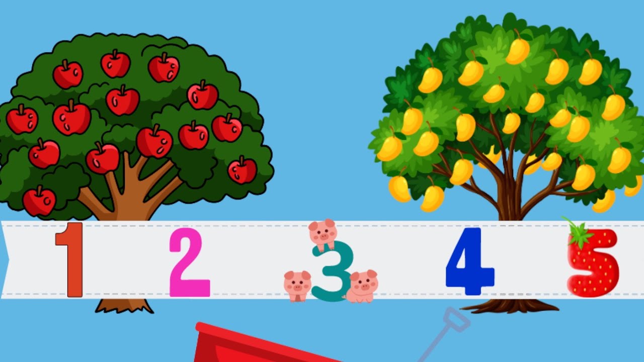 Learn 1-10 | counting game | count 1 - 10 | Numbers 1 - 10 | 1 -10 ...