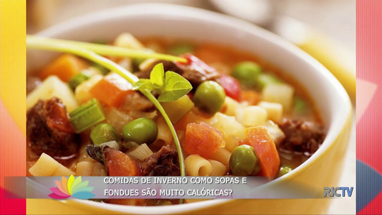 Comidas de inverno, como sopas e fondues, são muito calóricas? - YouTube
