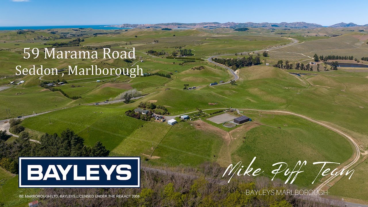 59 Marama Road , Seddon , Marlborough NZ - YouTube