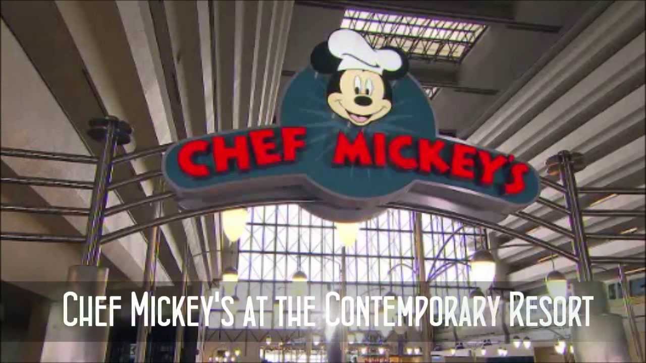 Chef Mickey's at Disney's Contemporary Resort - YouTube
