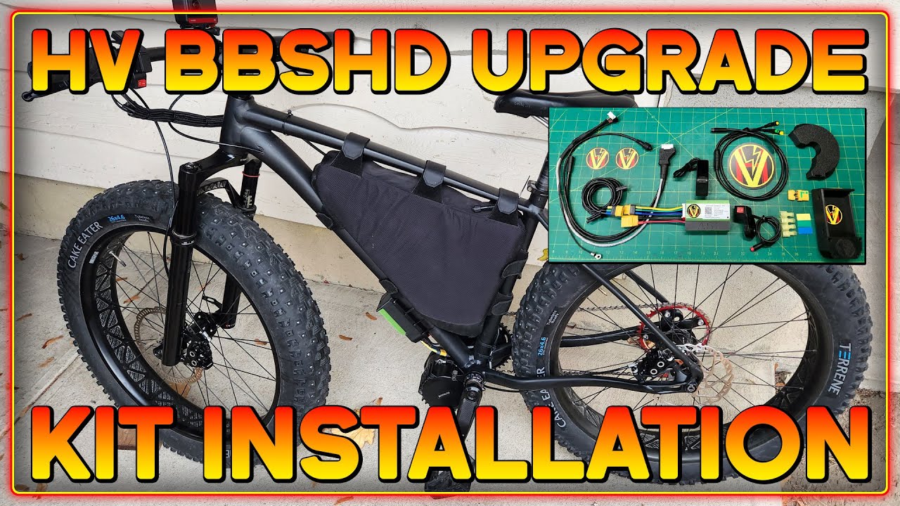 BBSHD Mid Drive motor upgrade installation - Install the High Voltage ...