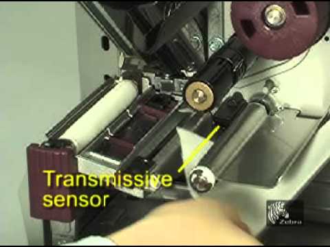 Zebra label printer S4M - YouTube