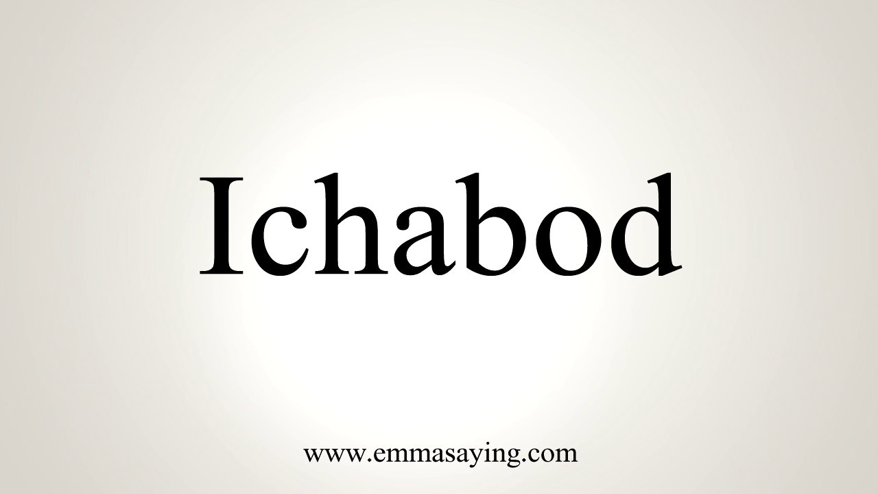 How To Pronounce Ichabod - YouTube