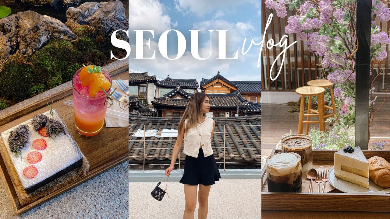 korea vlog 🍰 cafe hopping in ikseon-dong, lotte world tower, last week ...
