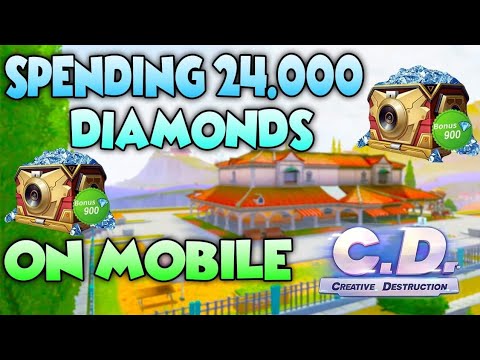 SPENDING 24K DIAMONDS IN CREATIVE DESTRUCTION (MUST WATCH) - YouTube