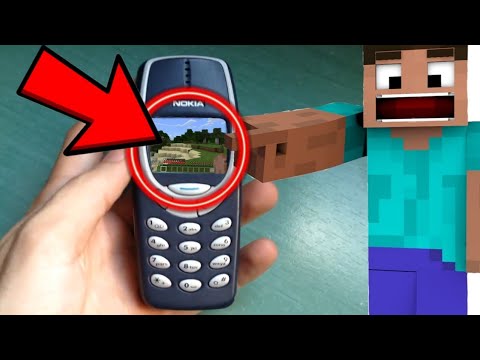 Как запустить Майнкрафт/Minecraft на Nokia 3310 - YouTube