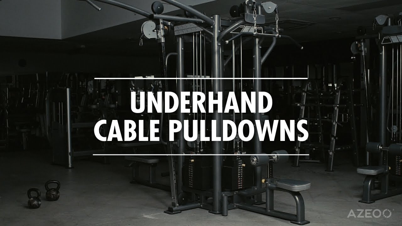 Underhand Cable Pulldowns - YouTube