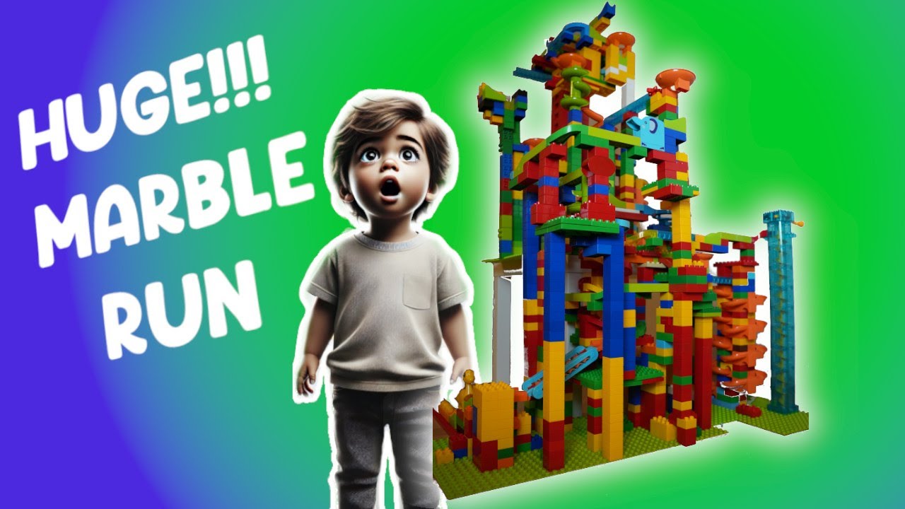 Huge Marble Run with Elevator - YouTube