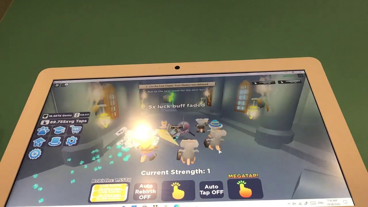 Tapping simulator Boss Dungens - YouTube