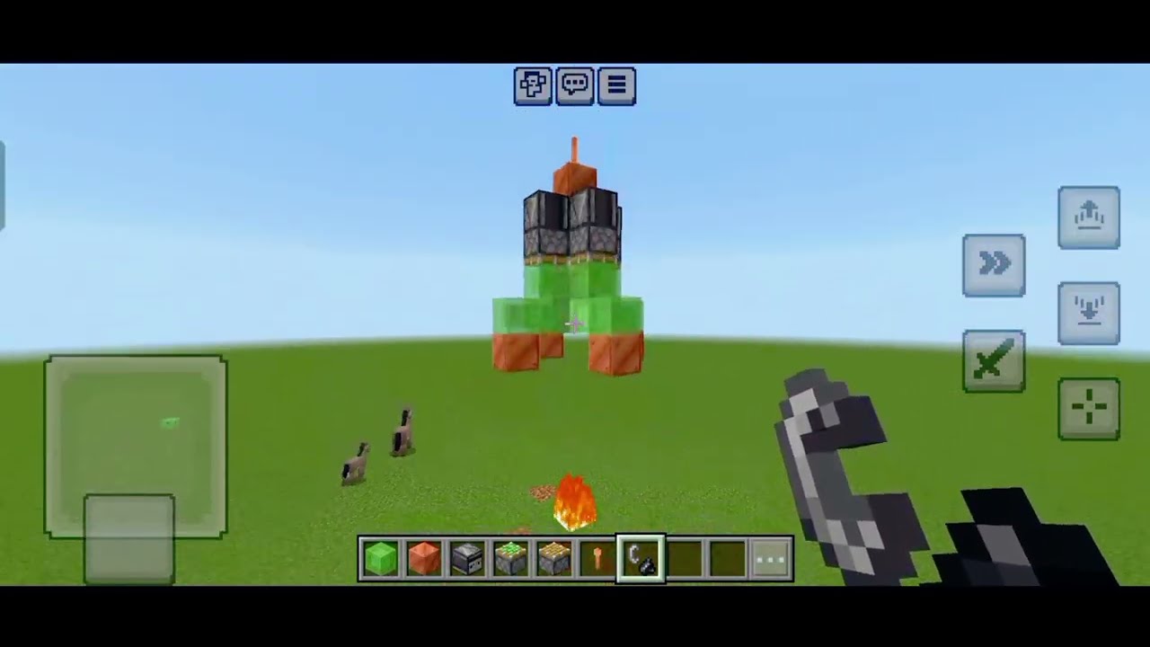 How to build rocket in minecraft 😯 #minecraft - YouTube