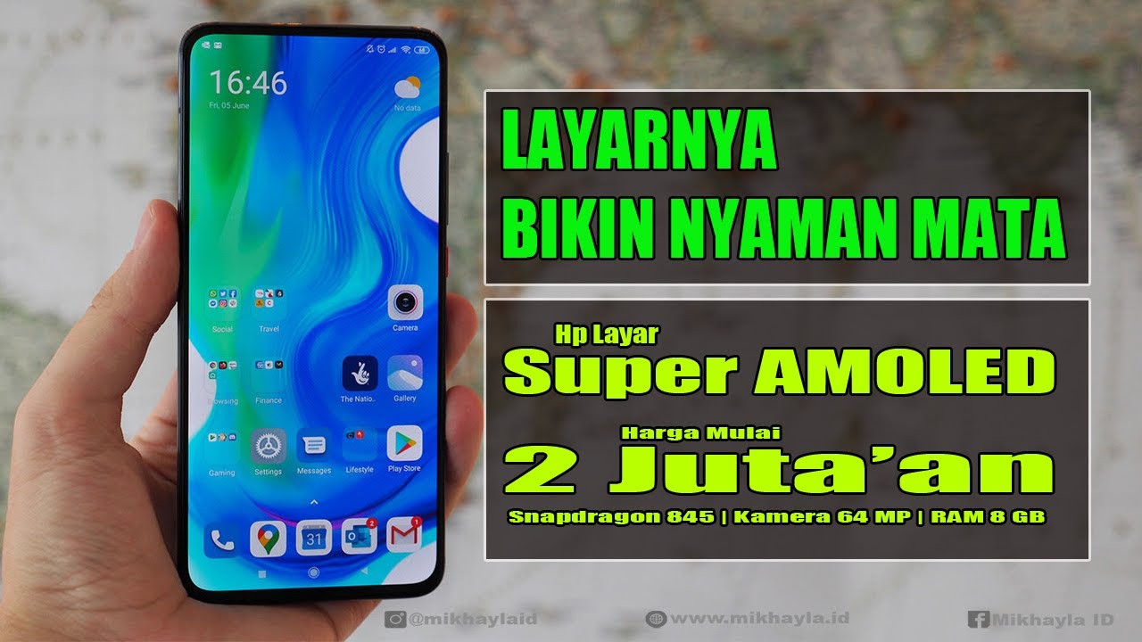 9 HP LAYAR AMOLED MURAH TERBAIK 2020 - HARGA MULAI 2 JUTAAN!! - YouTube
