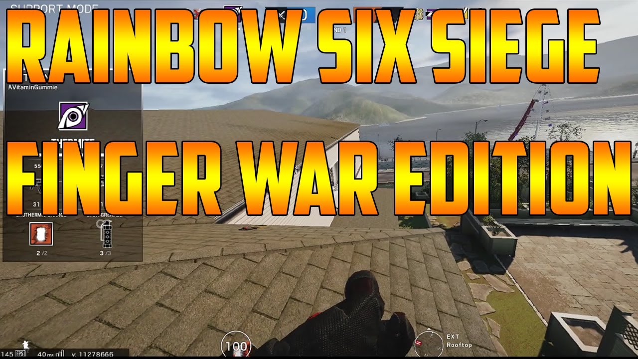 RAINBOW SIX SIEGE FINGER WARS - YouTube