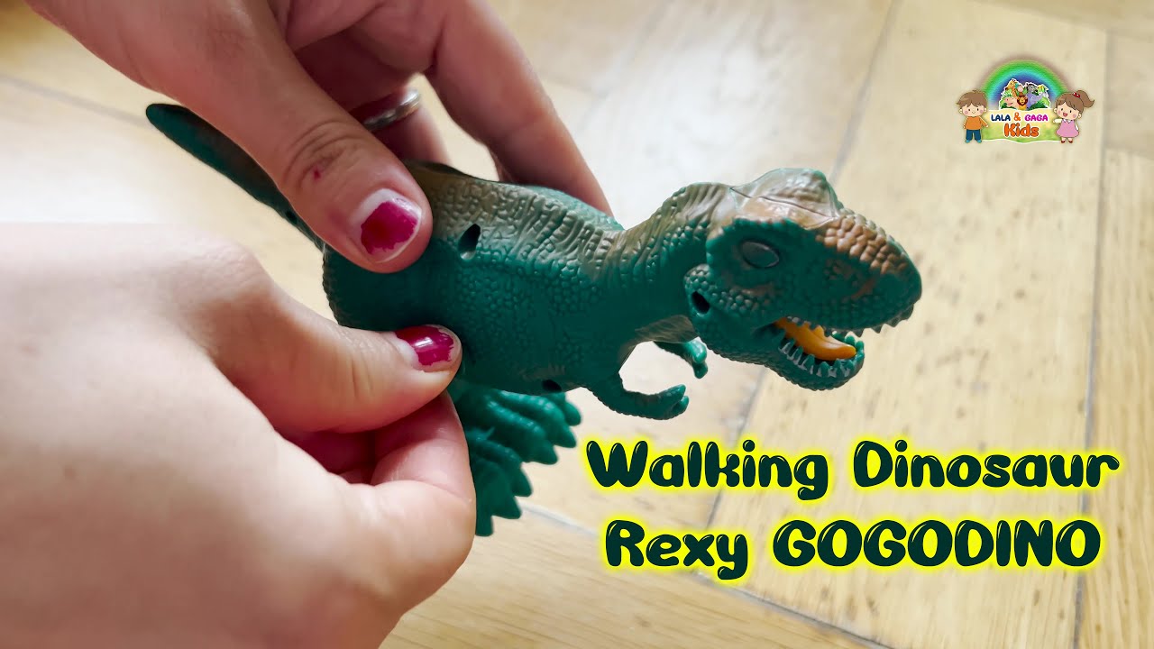 Walking Dinosaur | ASMR | Rexy GOGODINO | Little Dino For Kids | Kids ...