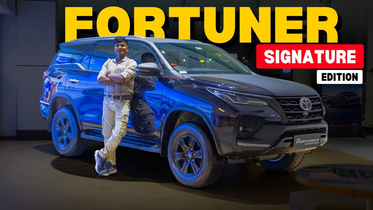 New Toyota Fortuner SIGNATURE edition 🔥 - YouTube