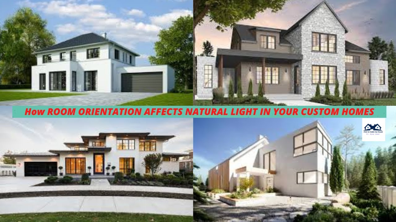 How room orientation affects natural light in your custom homes ...