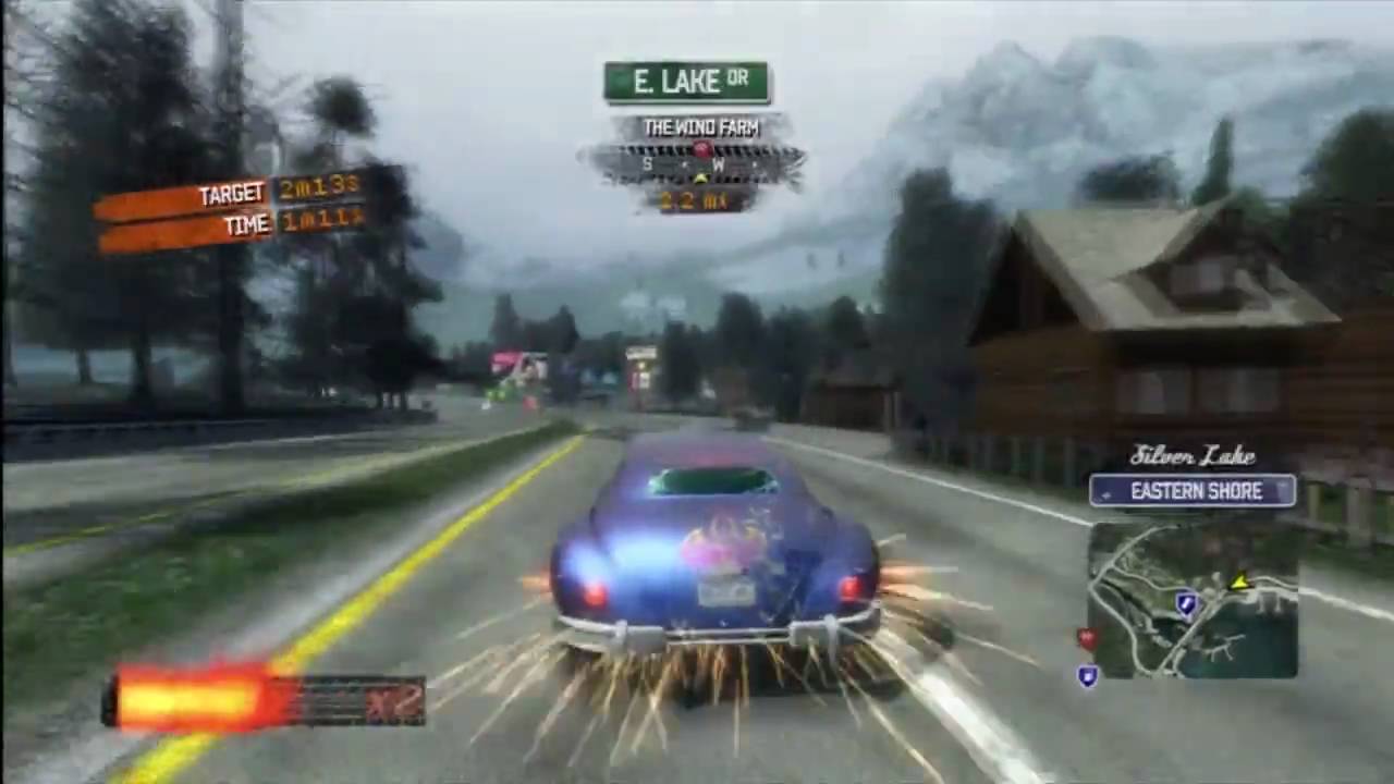 Burnout Paradise Carson Thunder Shadow Burning Route HD - YouTube