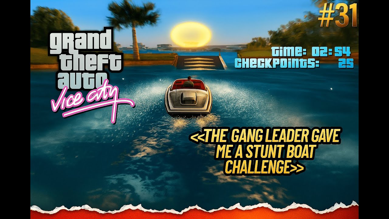 "GTA Vice City – Epic Stunt Boat Challenge (Mission #31)" - YouTube