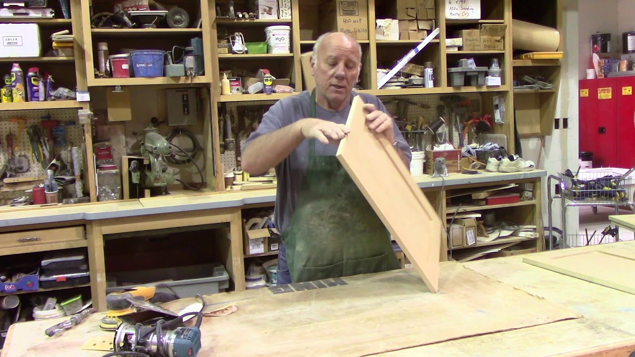 How To Prep & Paint Cabinet Doors Part 1 of 4 - YouTube