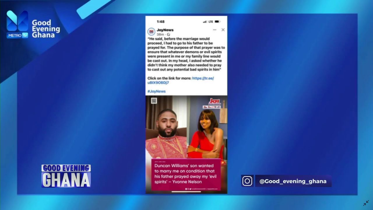 "I have to take you to my father to pray for you" - Yvonne Nelson ...