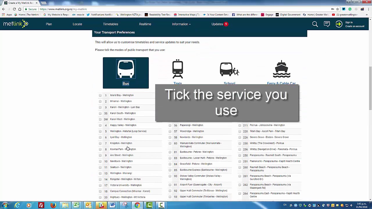 Setting up your my metlink account - YouTube