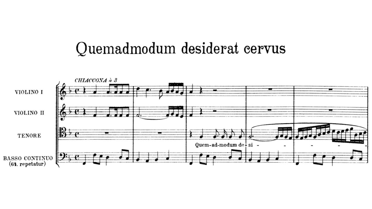 Dietrich Buxtehude - Quemadmodum desiderat cervus, BuxWV 92 - YouTube
