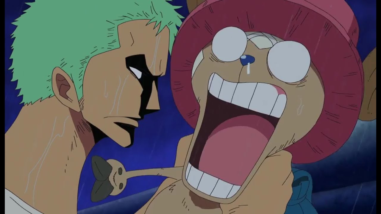 Zoro Grab Chopper Neck!! Luffy teases Zoro - One Piece [HD] - YouTube