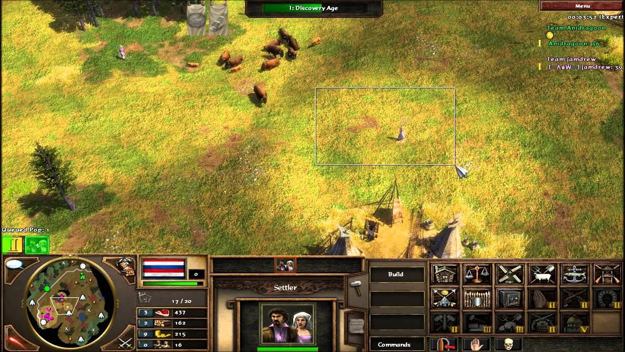 Age Of Empires III Dutch rush - YouTube