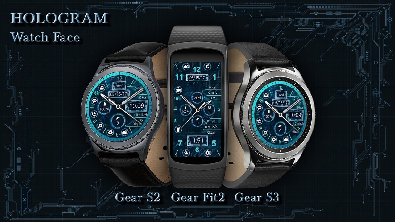 Hologram Watch Face - Animated Preview - YouTube