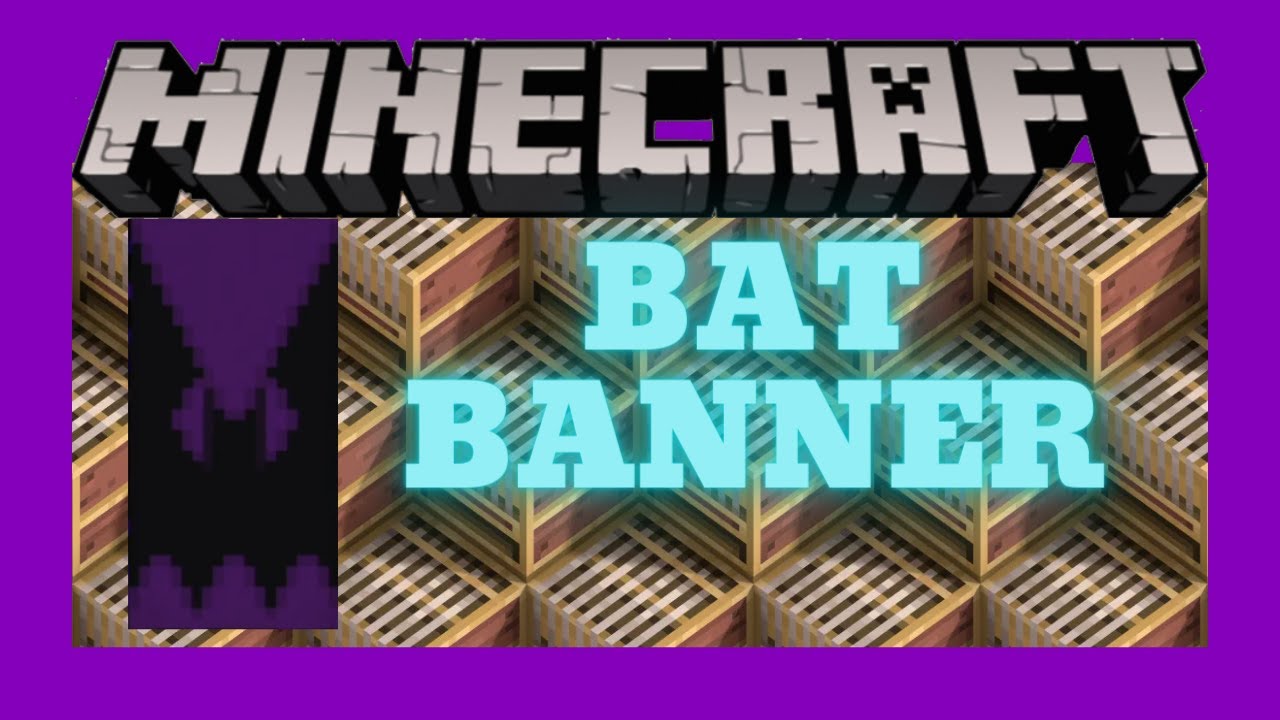 Minecraft: How To Make A Bat Banner - YouTube
