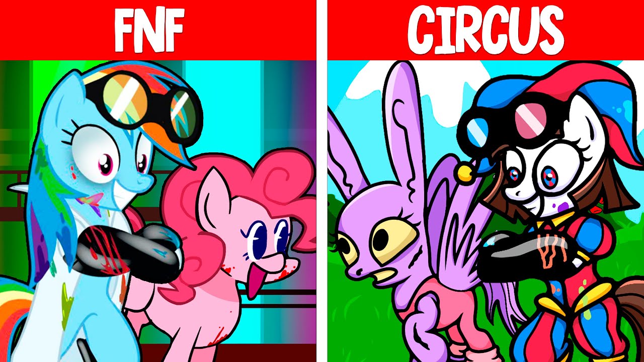 NEW My Litte Pony Vs AMAZING DIGITAL CIRCUS in FNF | POMNI & JAX Friday ...