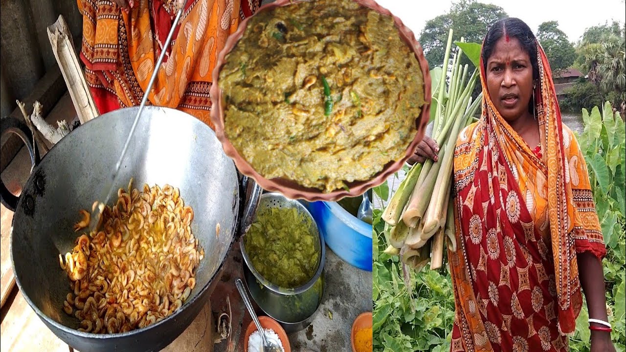 kochu data tarkari | Grandmother Special Spicy Veg Kochur Shag Recipe ...