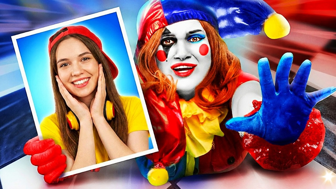 The Amazing Digital Circus Makeover! Caine & Pomni & Jax in REAL LIFE ...