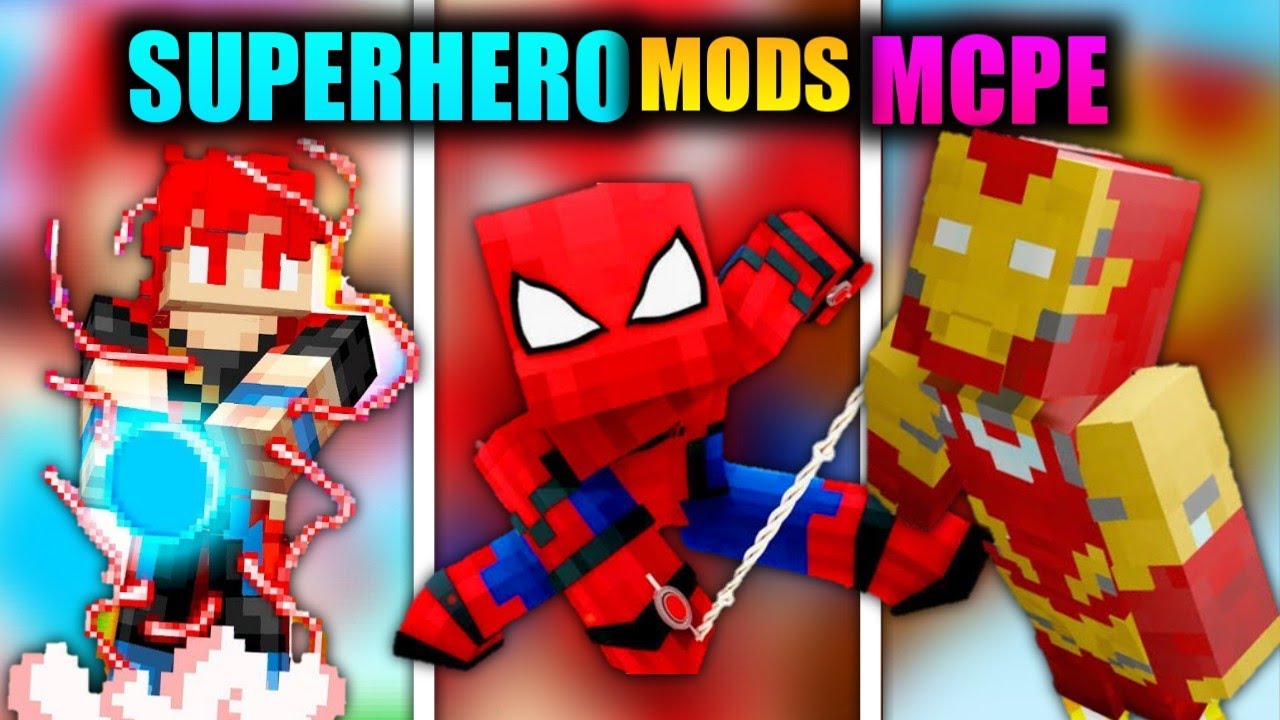 SUPERHERO MOD MINECRAFT | SPIDER MAN MOD FOR MINECRAFT - YouTube