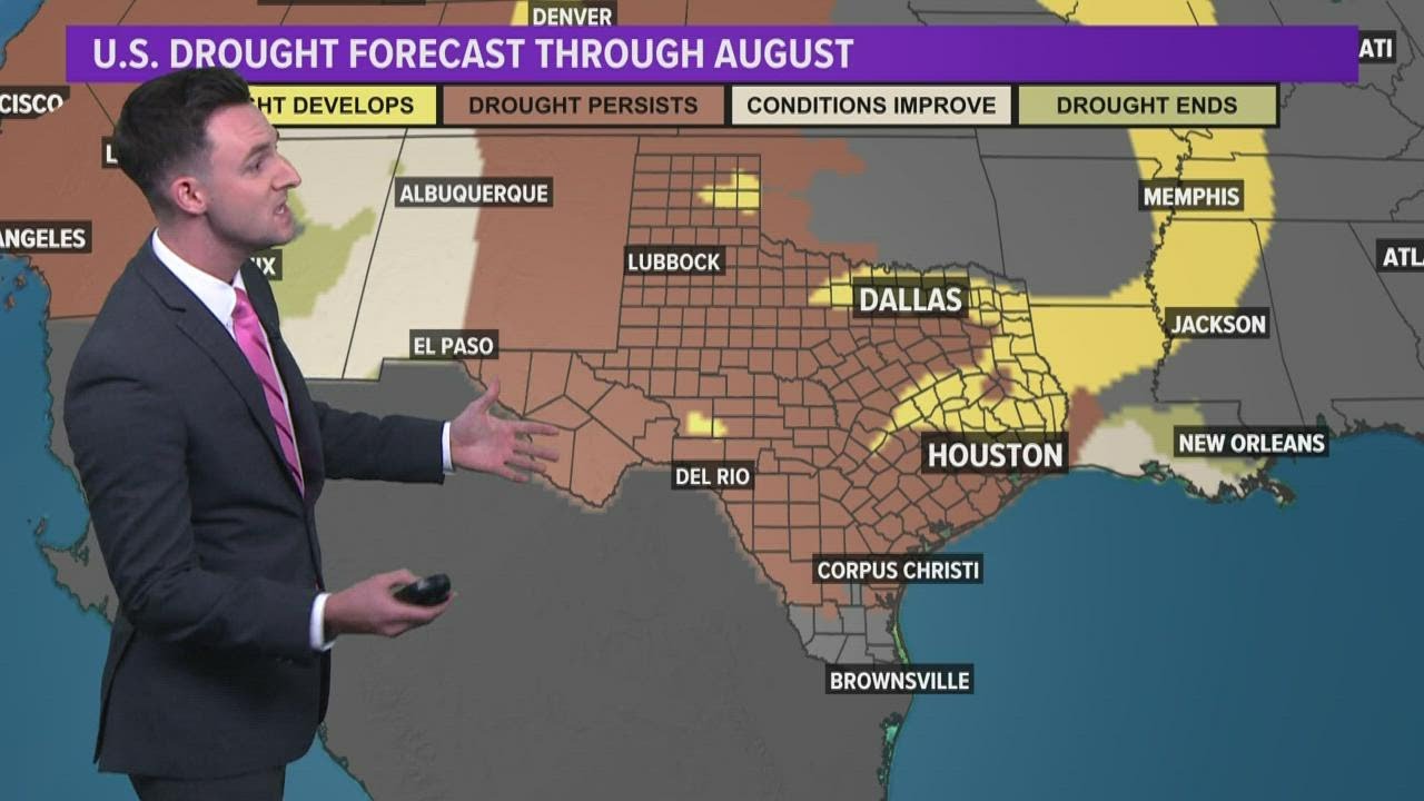 KHOU 11's Pat Cavlin discussing growing drought conditions - YouTube