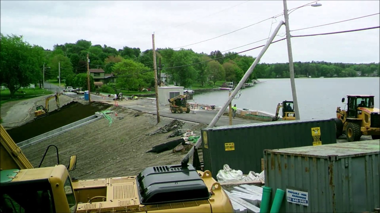 Ramshorn Pond Dam Project 2016-2017 44: Road Construction Cont. - YouTube