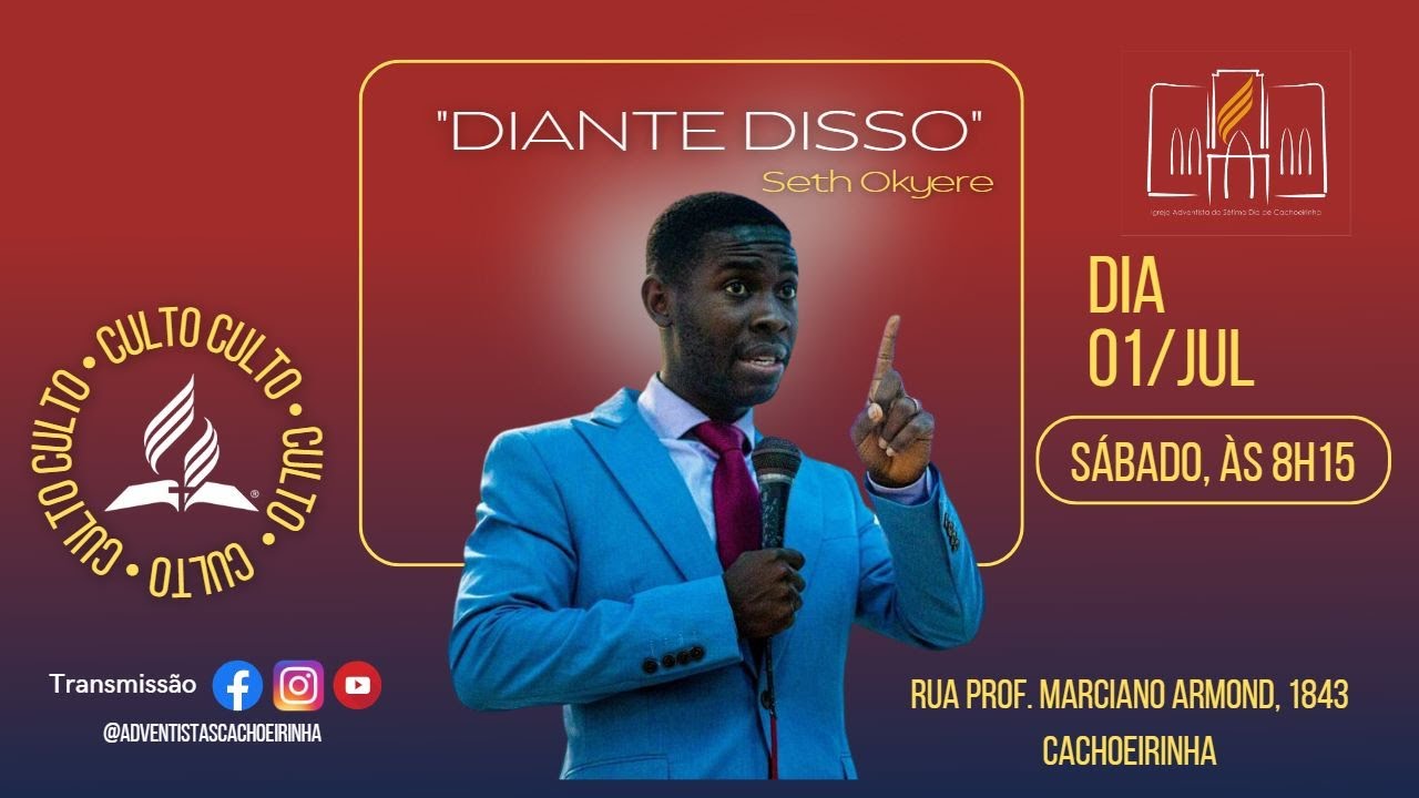 "Diante Disso" - Seth Okyere - 01/07/2023 - YouTube