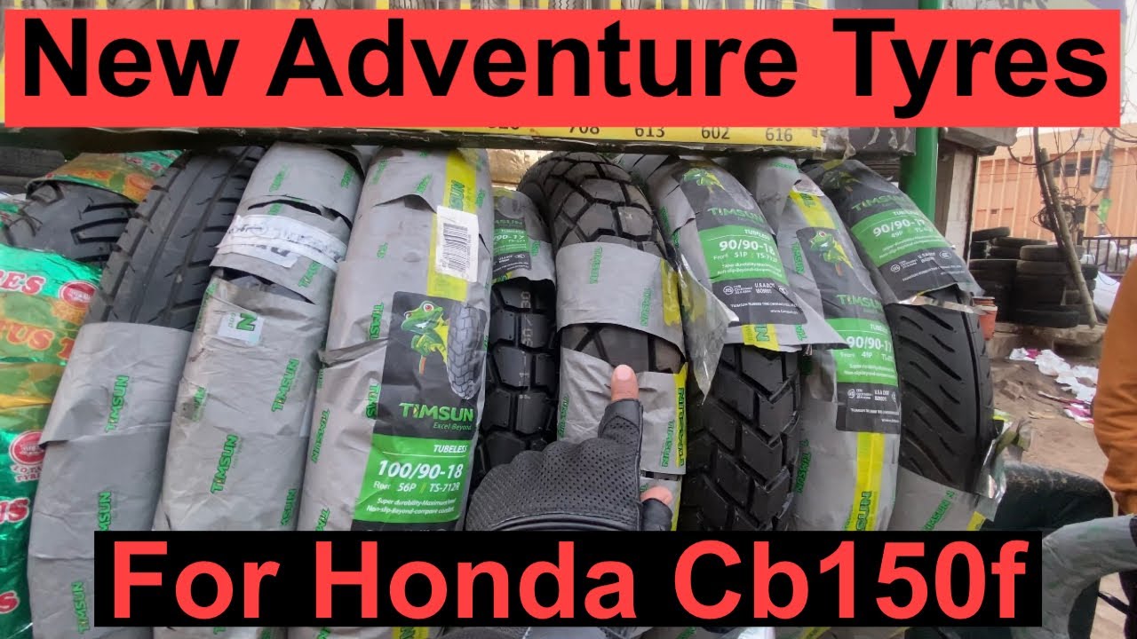 Honda CB150f New Imported Tyres | Karachi Tyres Market | Timsun Tyre ...