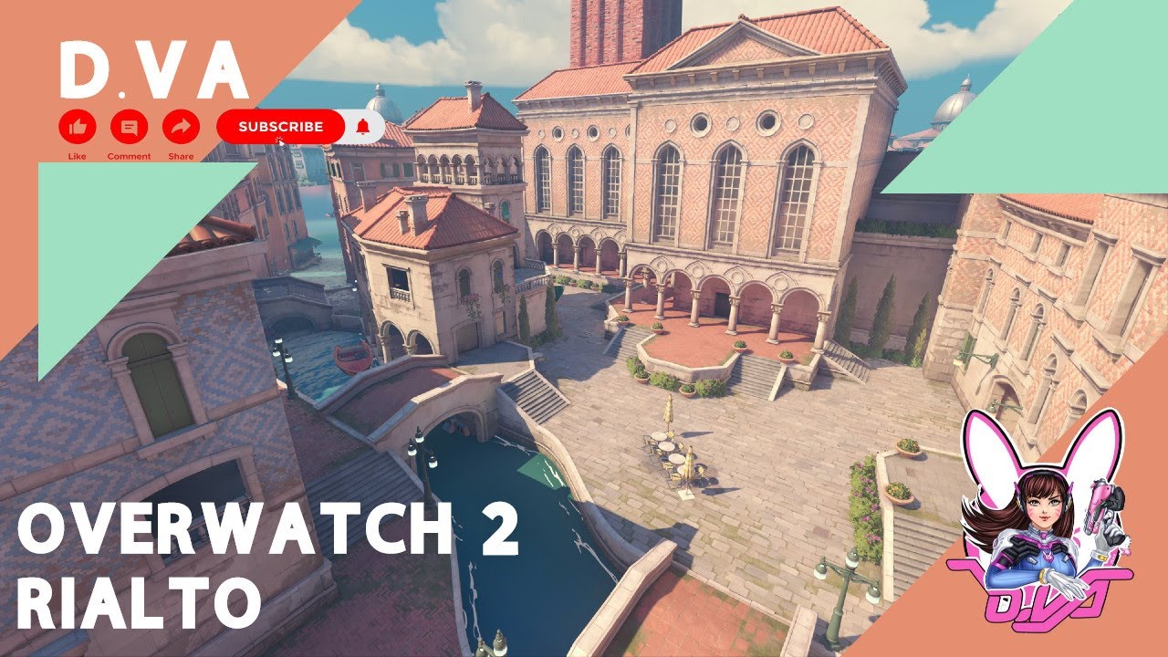 Overwatch 2 D.VA Game play Rialto map - YouTube