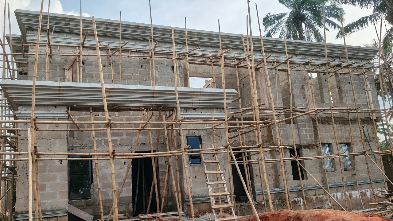 Festus Excellent builders limited is live!Parapet/pillars/belting - YouTube