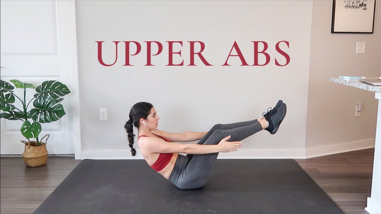 5 MIN UPPER AB WORKOUT l AB CRACK l NO EQUIPMENT - YouTube