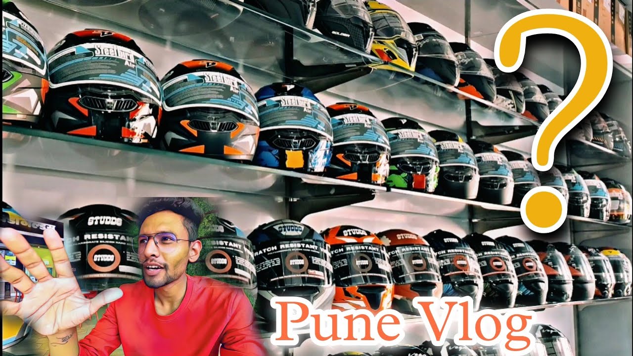 Bought this amazing helmet in Pune |marathi vlog| #puneseries #episode1 ...