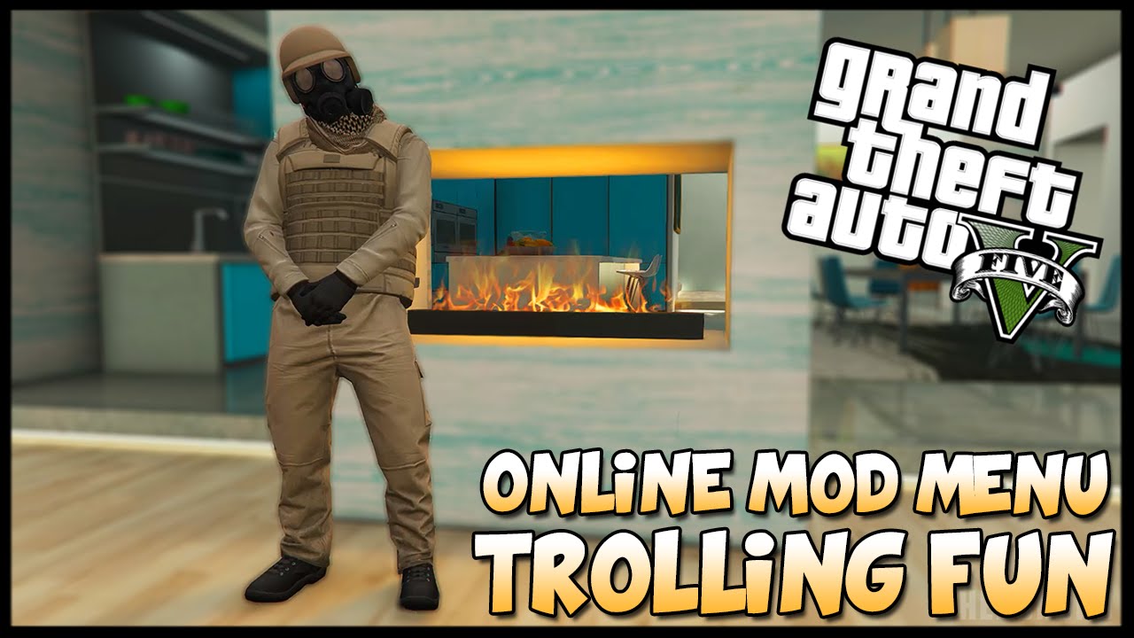 GTA 5 ONLINE - CRAZY FUNNY MOD MENU TROLLING - RANDOM LOBBY FUN ...