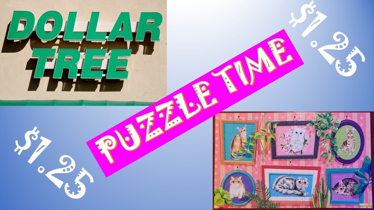 How the Dollar Tree 350 Piece Puzzle Turned Out - Time Lapse - YouTube