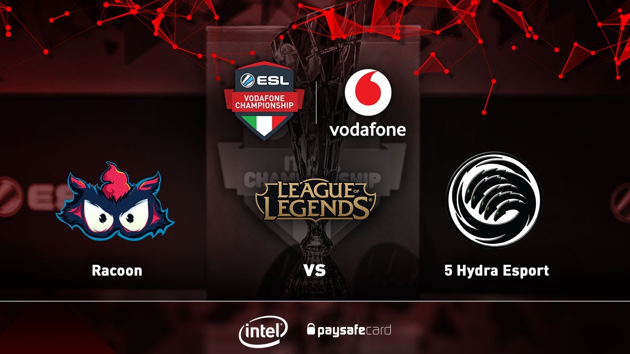 LEAGUE OF LEGENDS - RACOON vs 5HYDRA - EVC 2018 - YouTube
