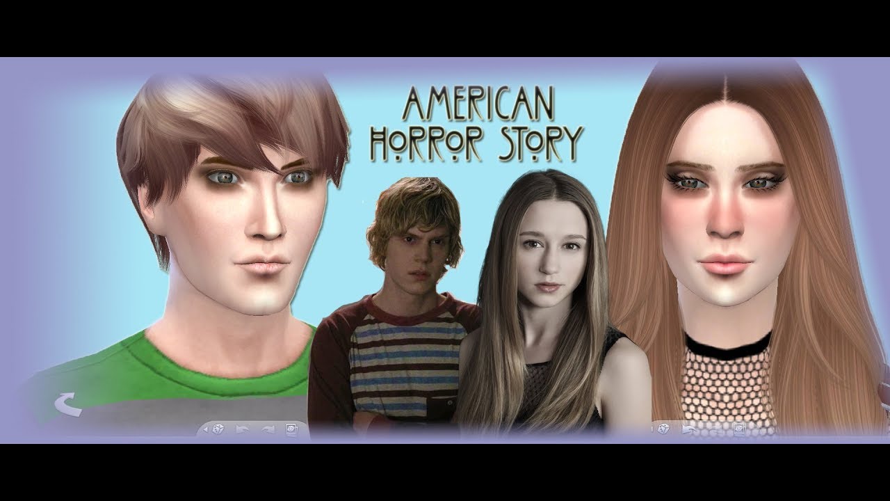 Violet and Tate - American Horror Story Sims 4 - YouTube