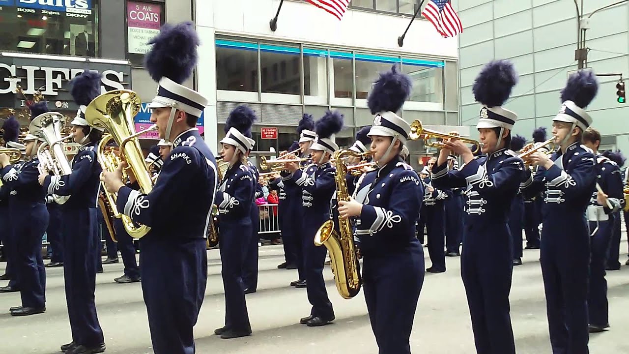 ESM Band At NYC ST. Patricks Day Parade - YouTube